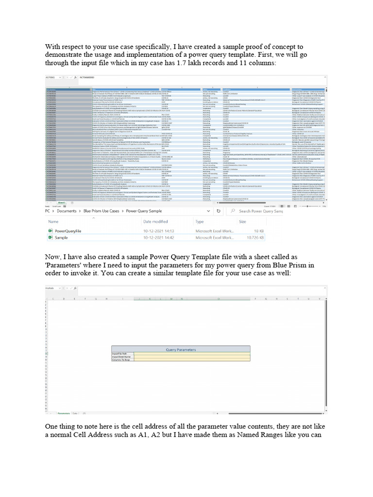 Working With Power Queries Using Blue Prism | PDF | Microsoft Excel ...