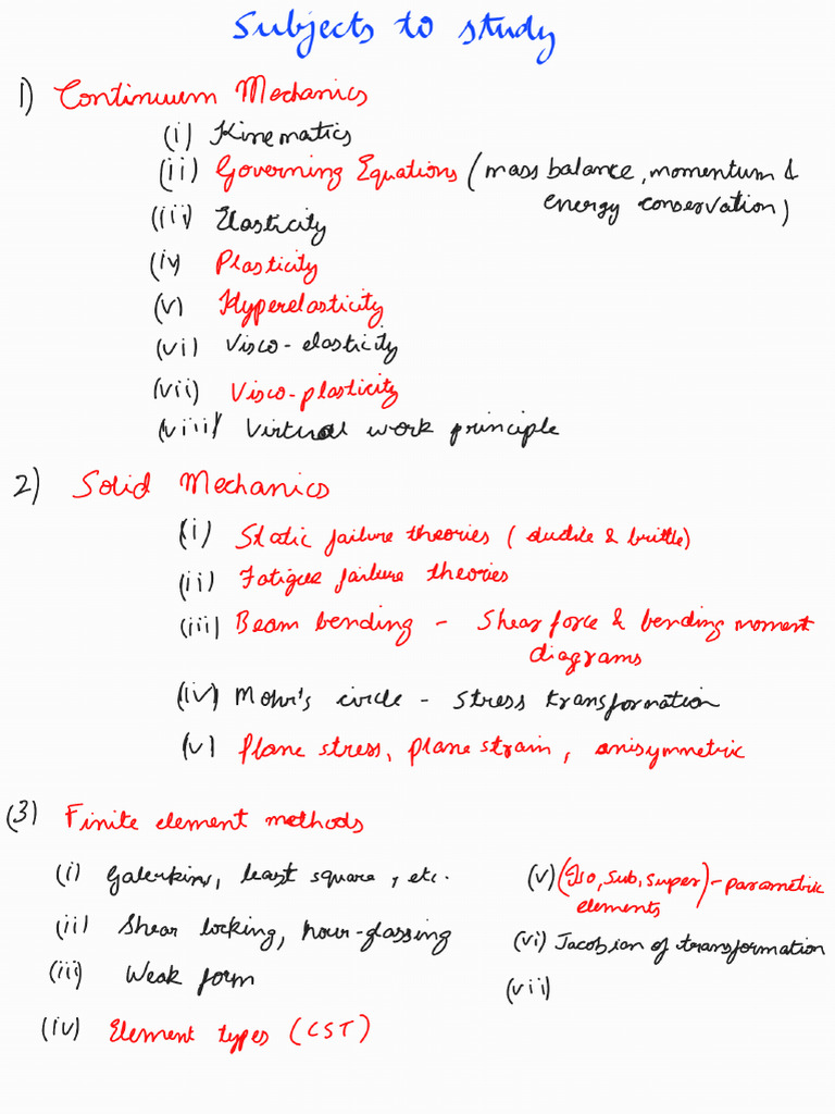 Study Plan Pdf