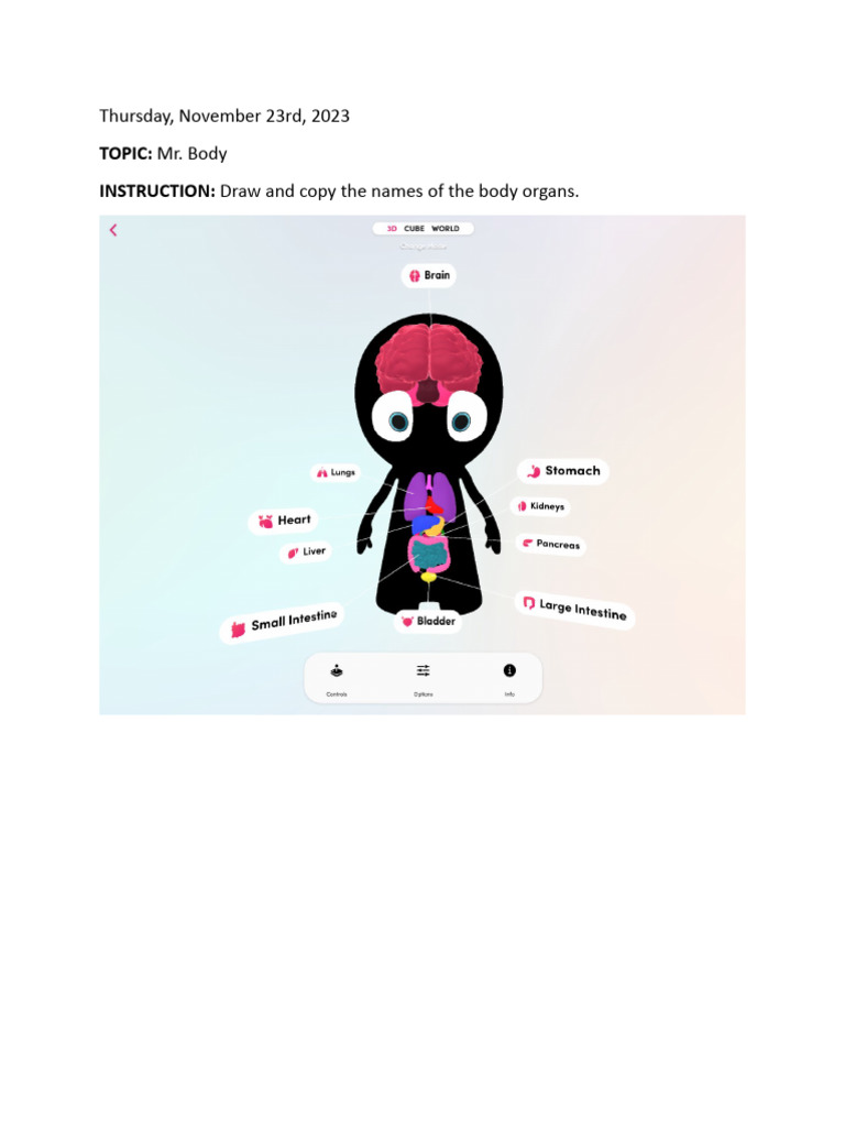 TOPIC - Mr. Body (2) | PDF