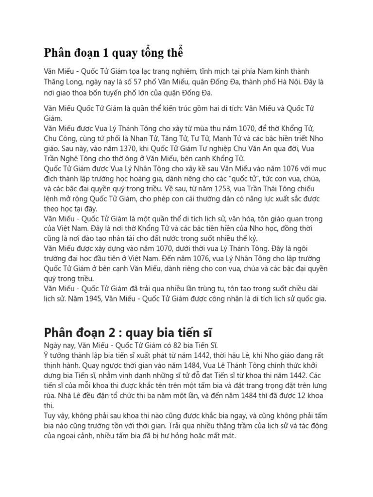 Review Van Mieu Quo Ctu Gi Am | PDF