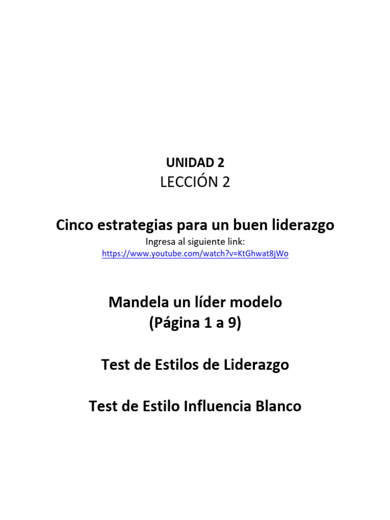 U2L2-Lectura Complementaria | PDF | Nelson Mandela | Congreso Nacional Africano