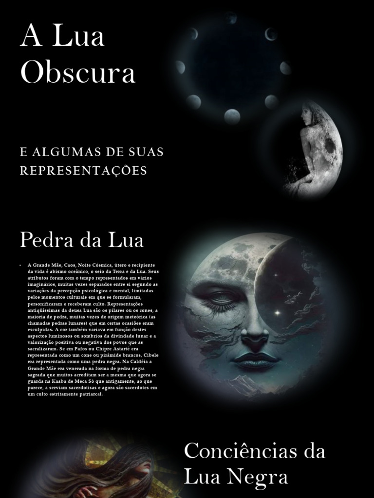 A3 Aula Mistérios Da Lua Negra | PDF | Mitologia grega | Deusa Mãe