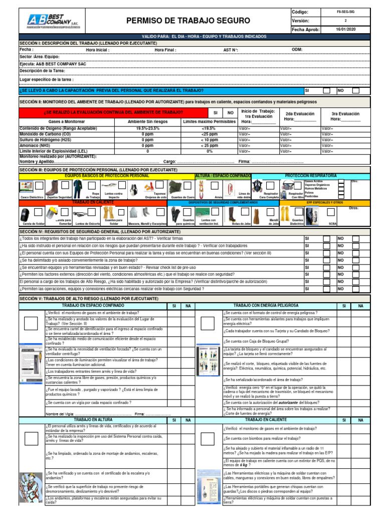 FORMATO DE PTAR | PDF
