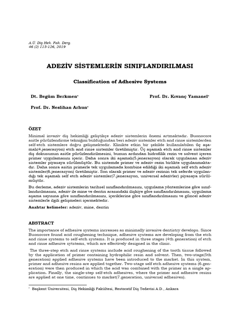 Adez - V S - Stemler - N Siniflandirilmasi (#884341) - 1592453-1 | PDF