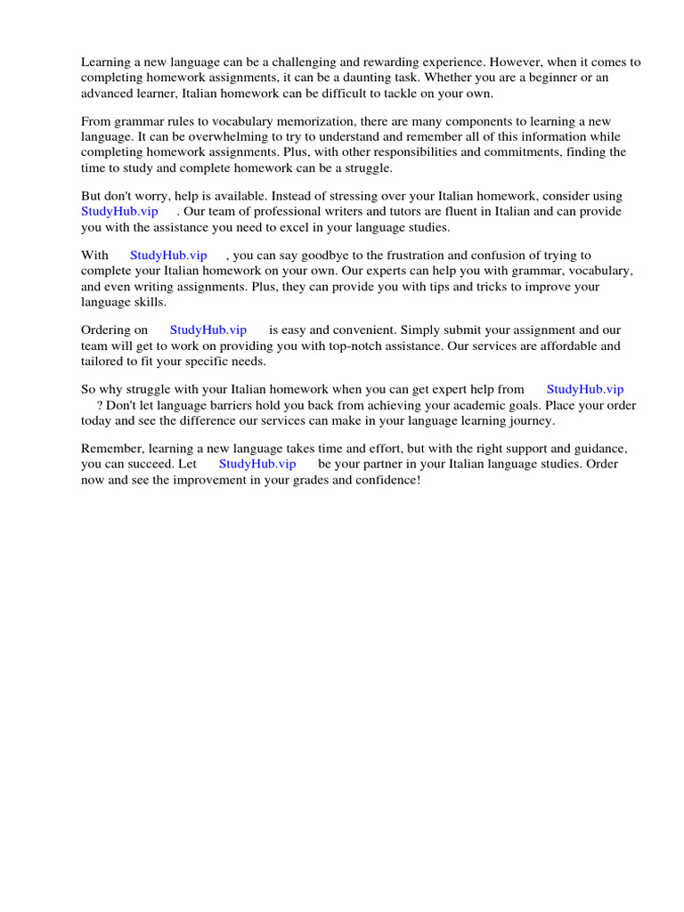 Italian Homework | PDF | Homework | Worksheet