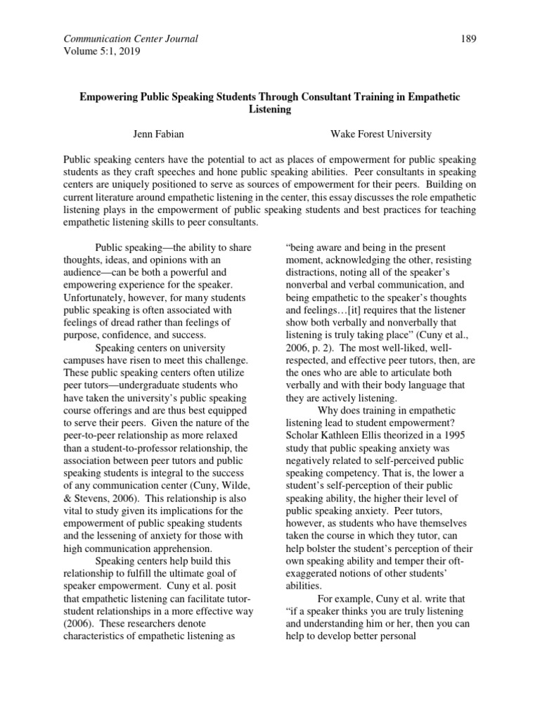 EJ1269871 From Ted Talks To | PDF | Public Speaking | Communication