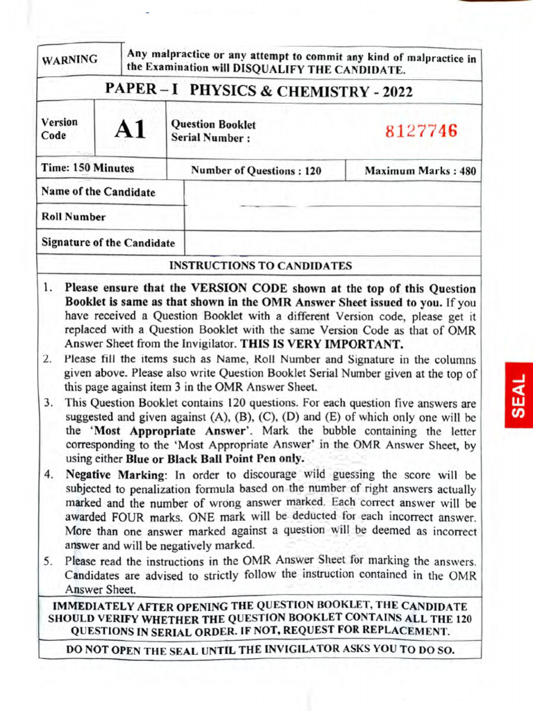 keam-2022-paper-1 | PDF