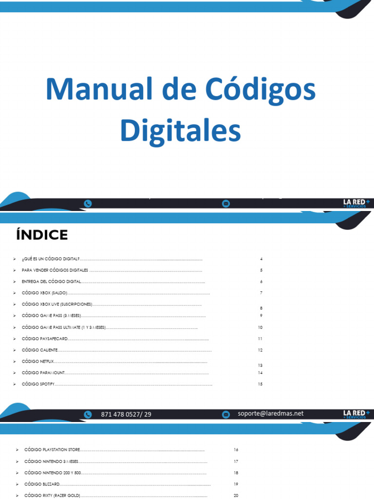 Manual de Códigos Digitales | PDF | Nintendo | Xbox 360