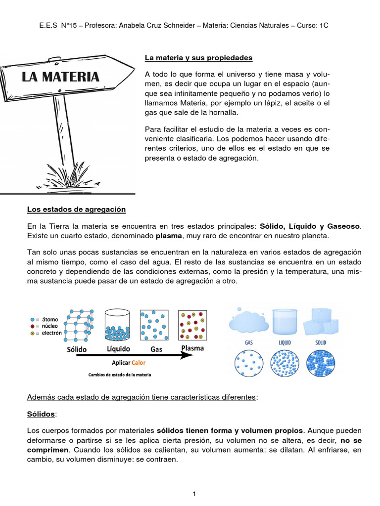 Estados y Propiedades de la Materia | PDF | Solubilidad | Mezcla