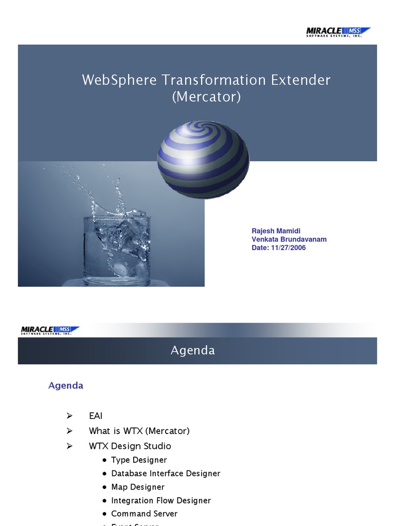 Websphere Transformation Extender (Mercator) : Rajesh Mamidi Venkata ...