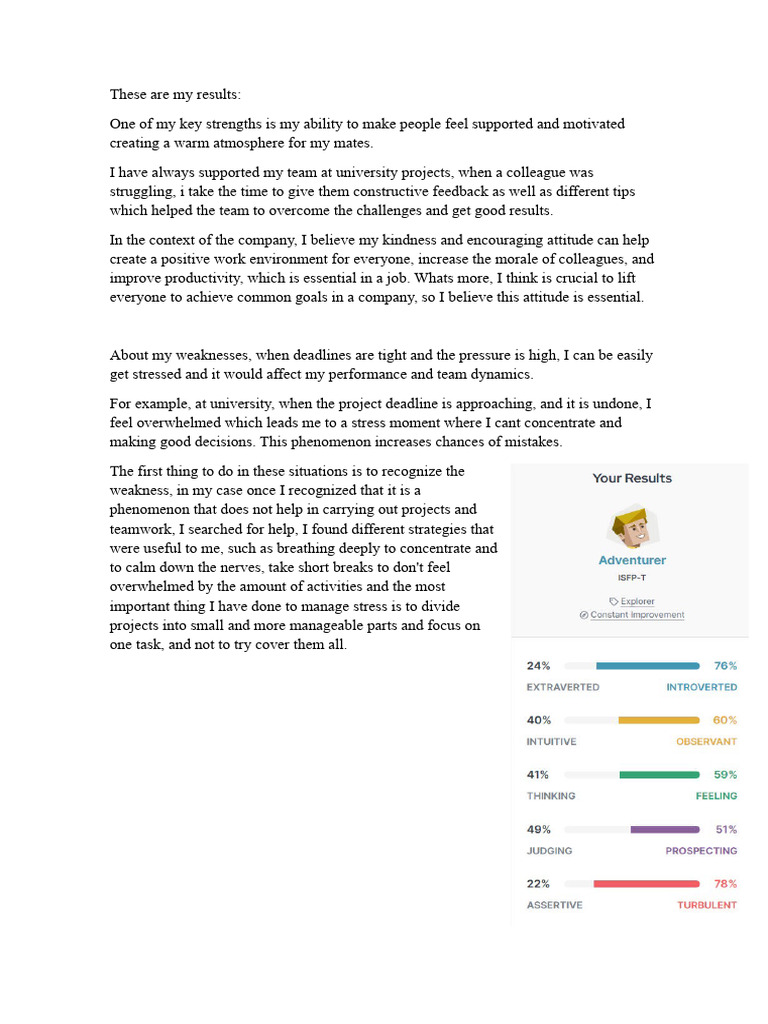 Strengths and weaknesses | PDF