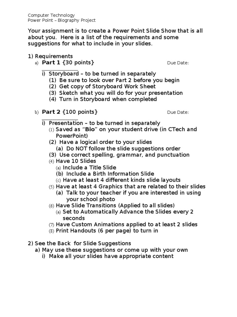 Power Point Work Sheet | PDF | Microsoft Power Point | Communication