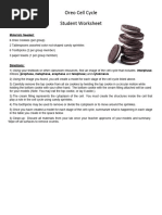 Oreo Mitosis Lab | PDF | Mitosis | Cell Biology