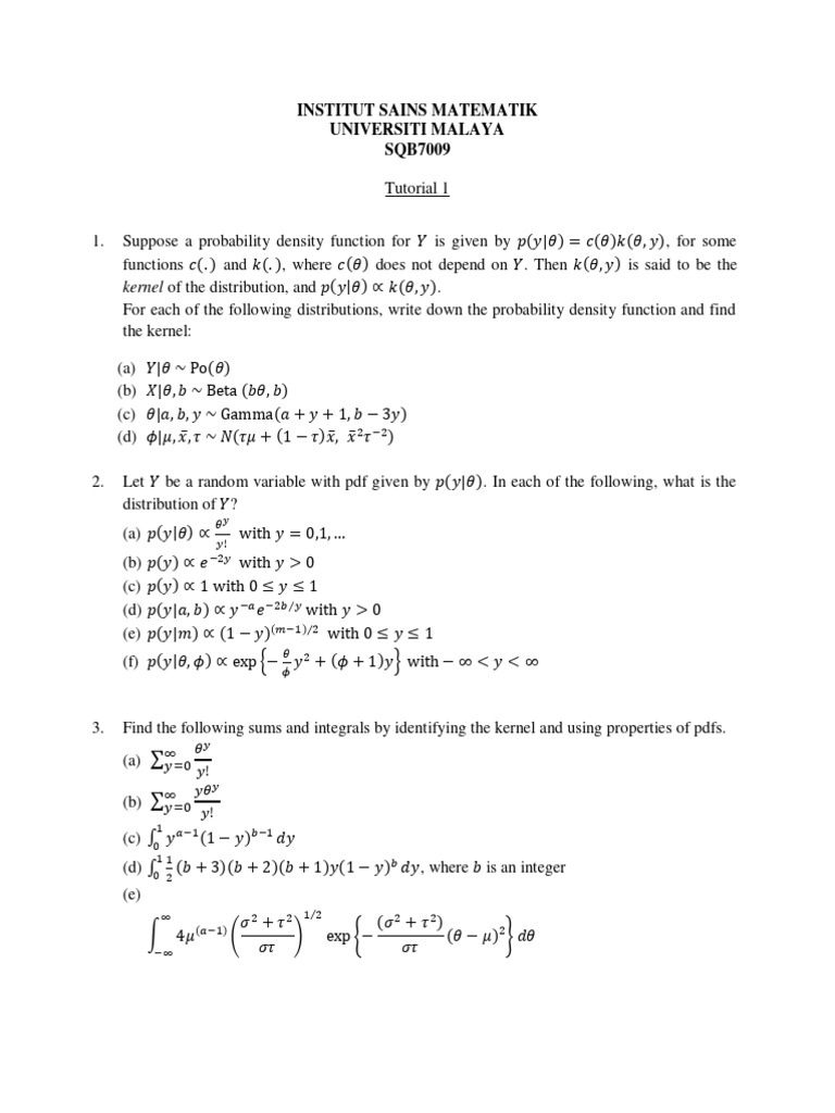 tuto1_merged | PDF | Probability Distribution | Weighted Arithmetic Mean