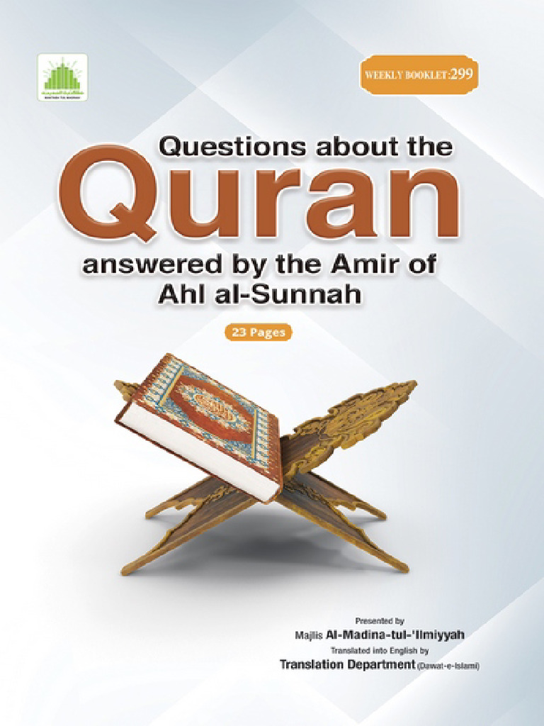 Questions About The Quran Answered | PDF