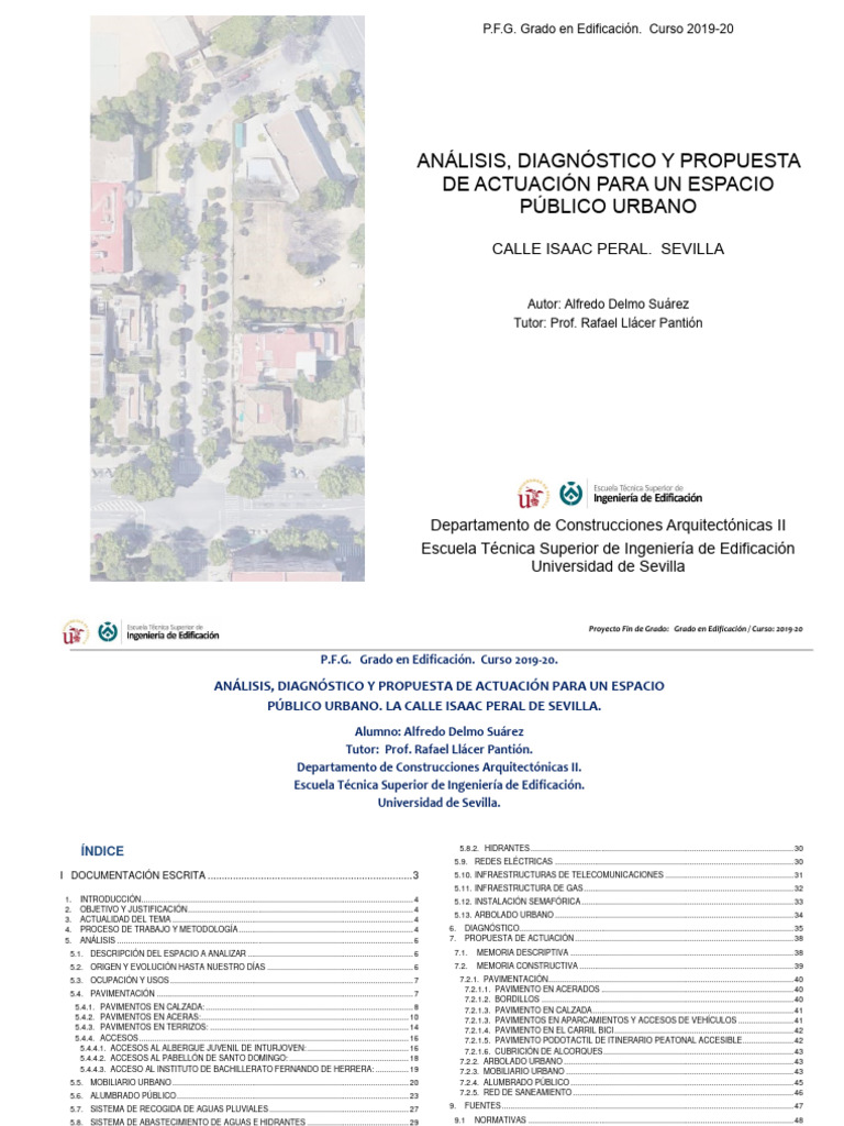 Tfg Ingenieria de Edificacion - Instalaciones | PDF | Calle | Sevilla