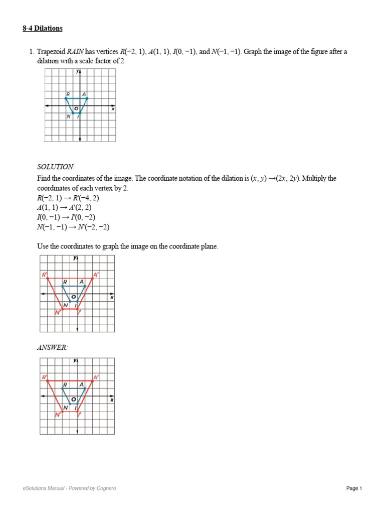 8_4_Dilations | PDF | Vertex (Graph Theory) | Area