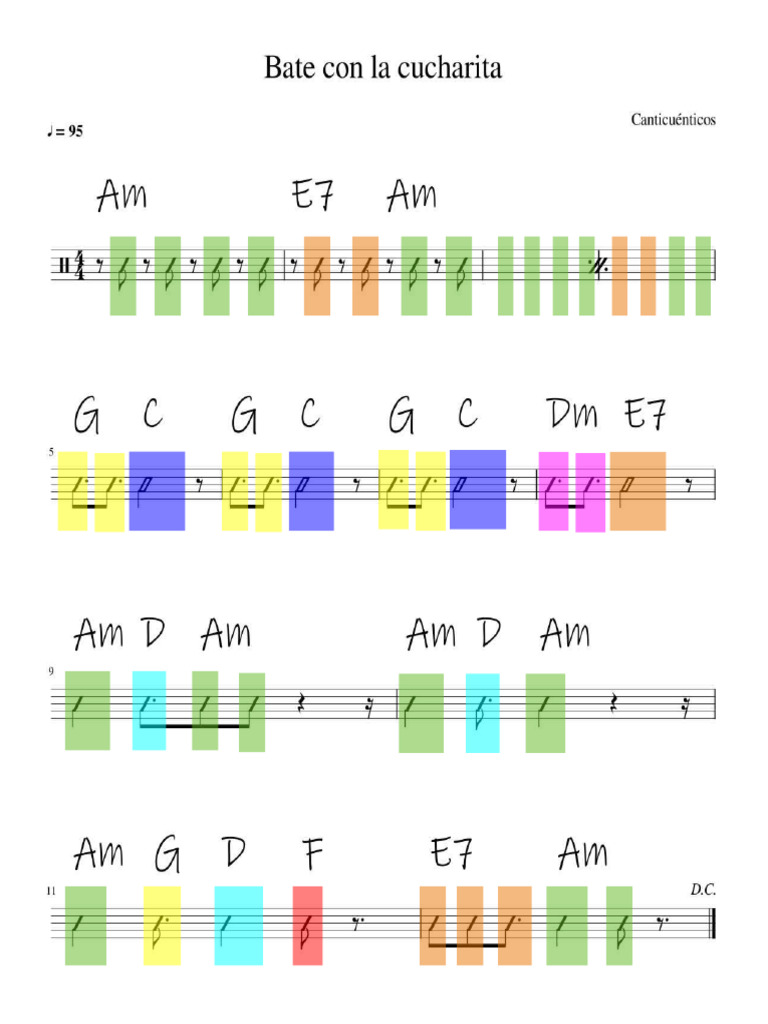 Bate Con La Cucharita (Nivel 1) | PDF