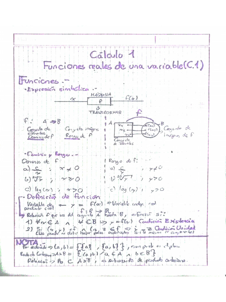 Cuaderno al día Cálculo I | PDF