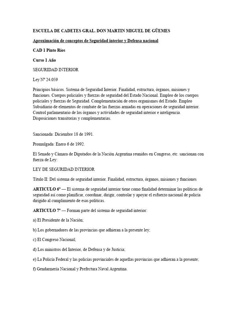 Exposicion de Int. Seg | PDF | Seguridad nacional | Policía