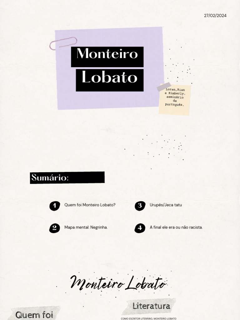 Monteiro Lobato | PDF