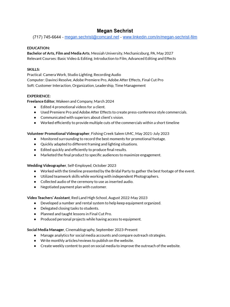 Resume - 2024 Updated 1 | PDF
