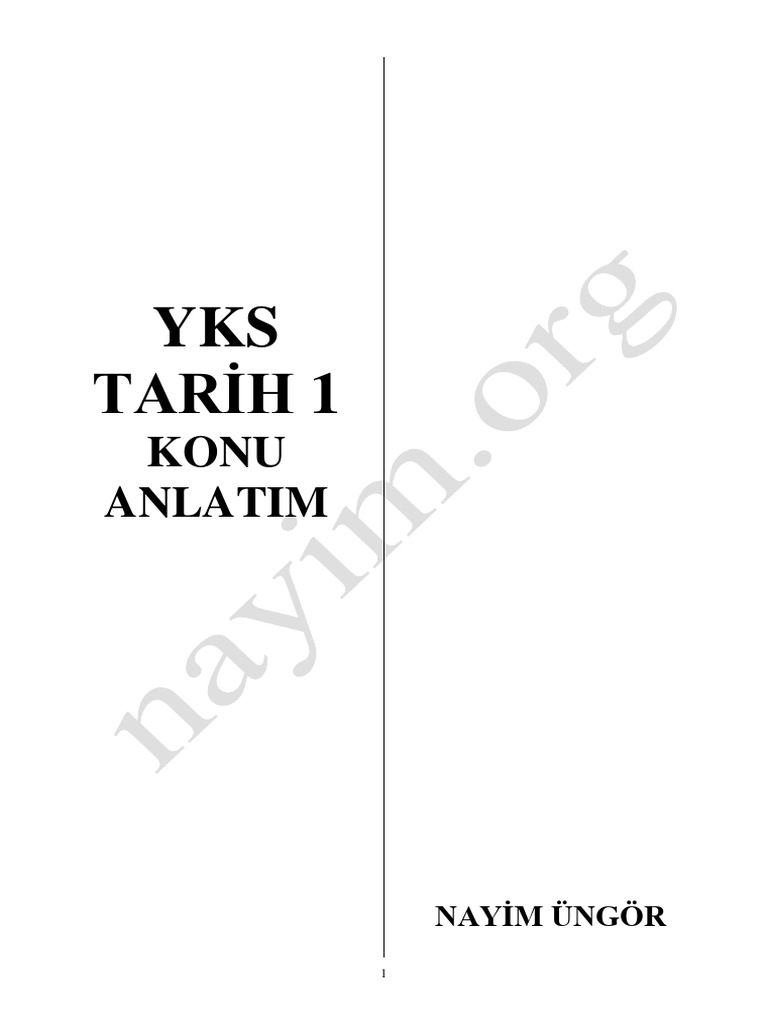 YKS Tarih Full 69 Sayfa | PDF