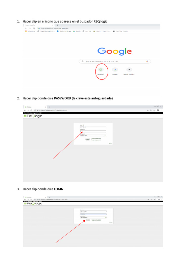 Guía para Crear Requisiciones en ReqLogic | PDF