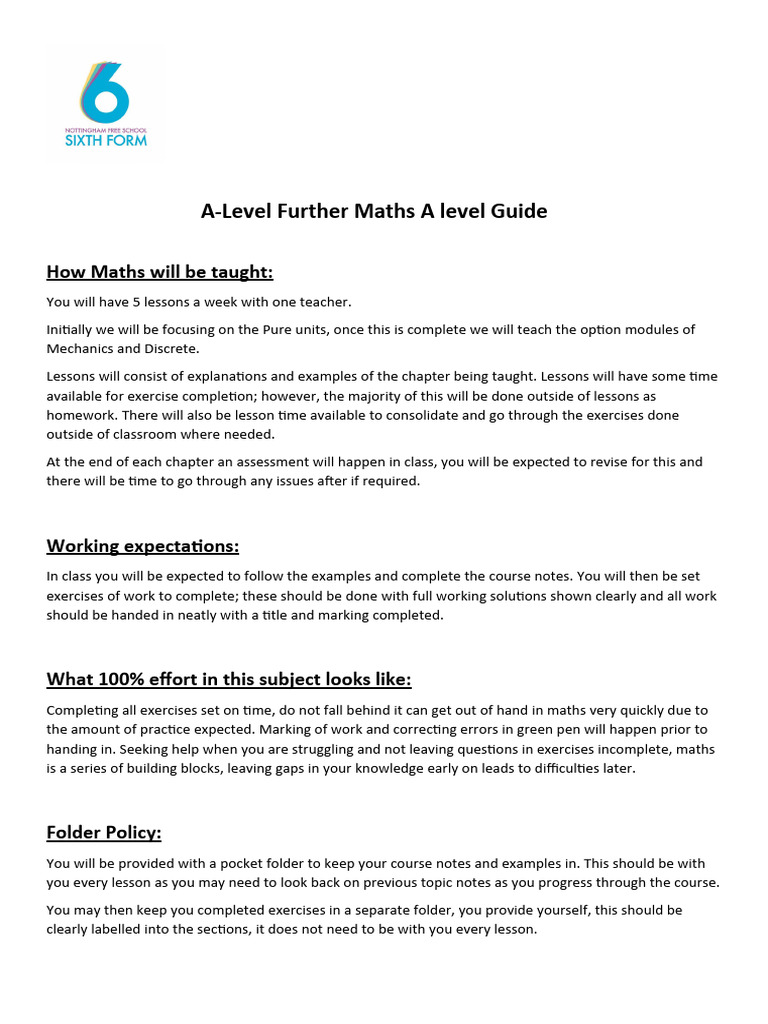 Bridging Unit - Further Maths | PDF | Mathematics | Complex Number