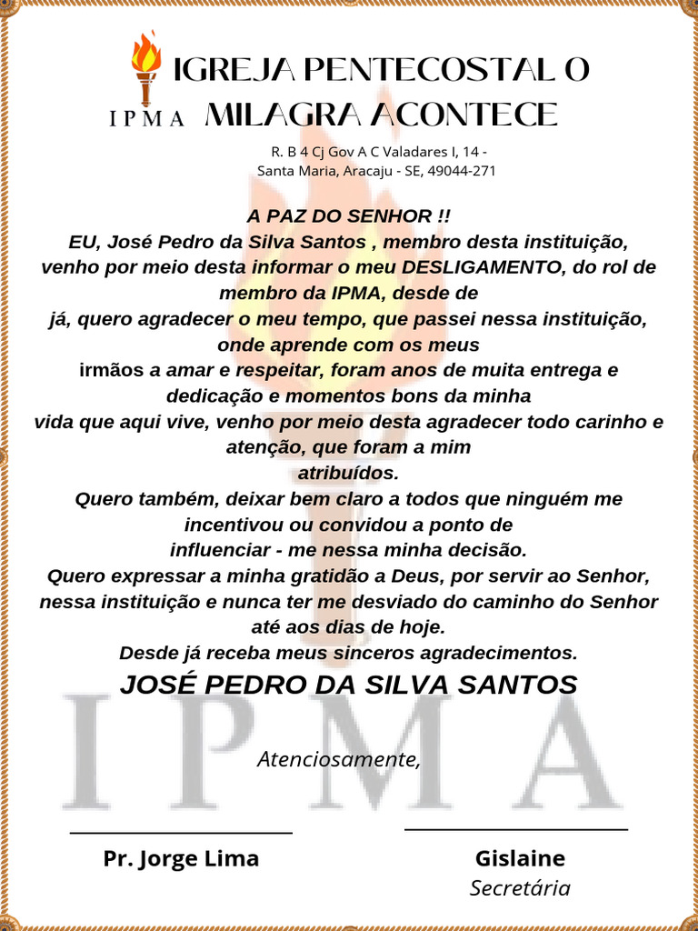Carta Convite Igreja Culto Minimalista Branco A4 | PDF Carta Convite Igreja Culto Minimalista Branco A4 | PDF