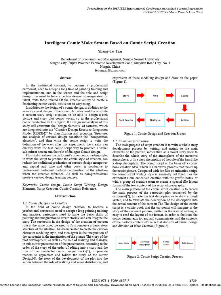 Intelligent Comic Creation System | PDF | System | Design