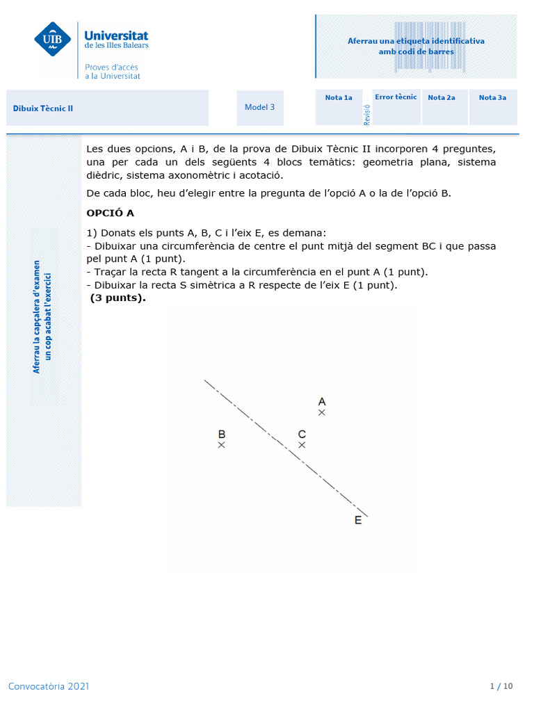 Enunciat Dtecnic Juny 2021 | PDF