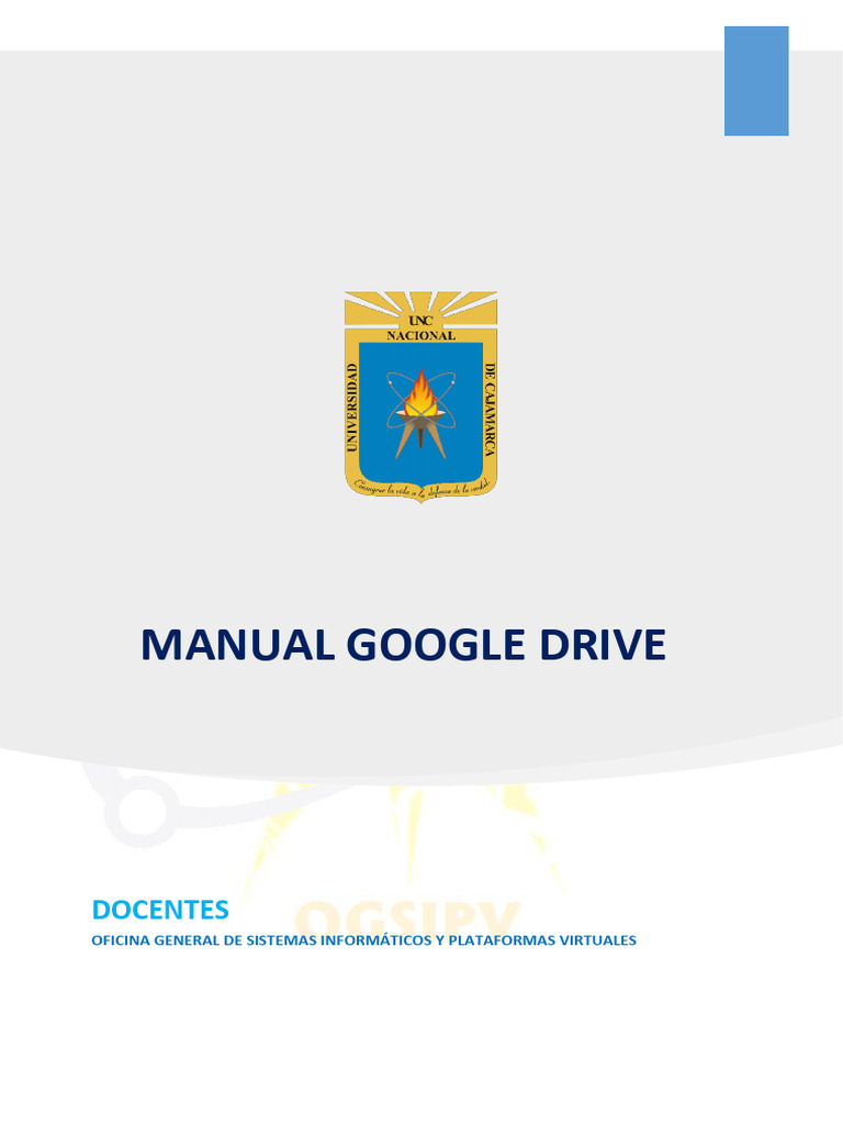 Manual Google Drive para Docentes UNC | PDF | Archivo de computadora ...