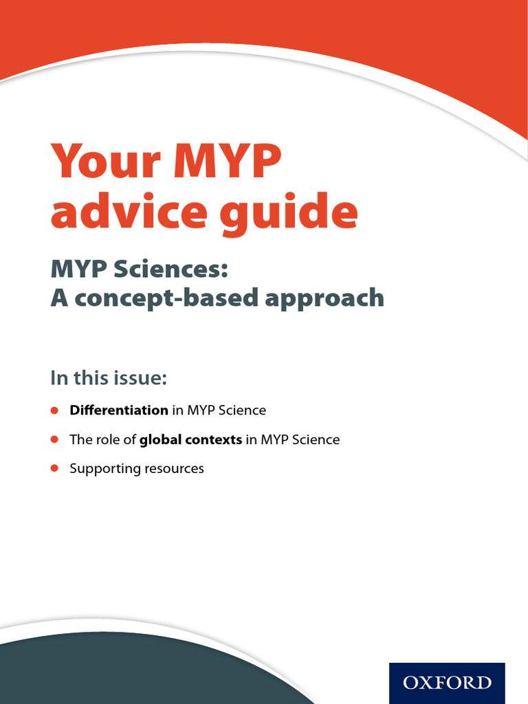 MYP Science Advice Guide 2017 | PDF | Educational Assessment | Learning