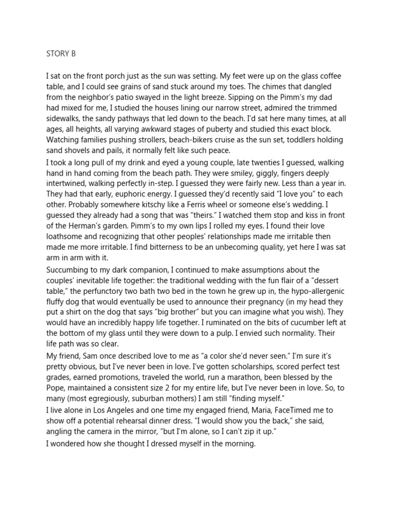 Short Story B | PDF