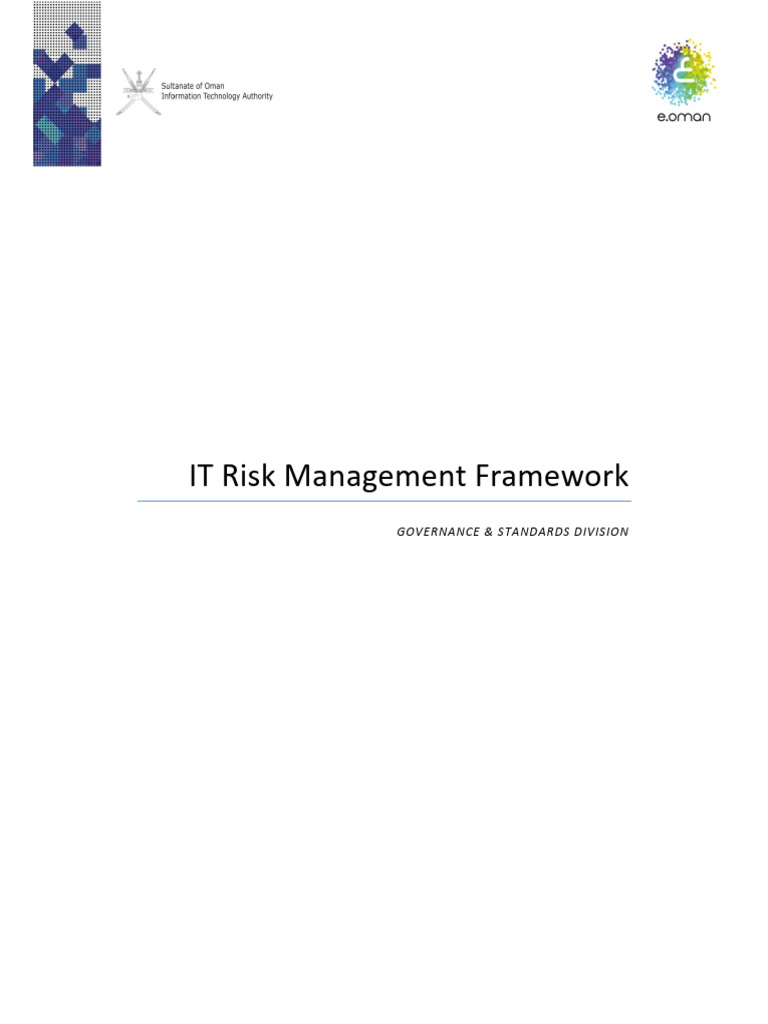 IT Risk Management Framework: Governance & Standards Division | PDF ...