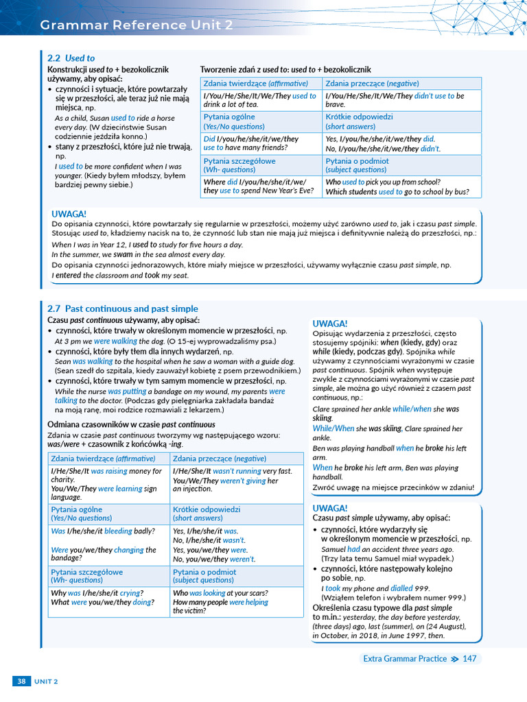 IMPULSE2 SB Grammar Reference U2 | PDF