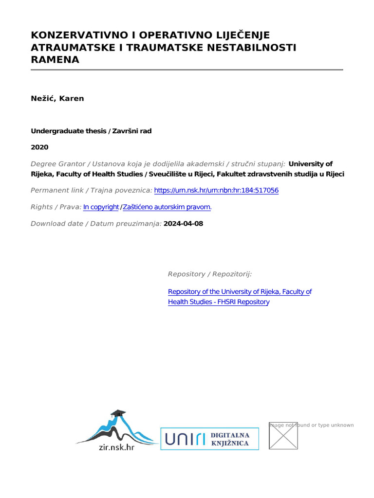 Pds Fizio Karen Nezic | PDF