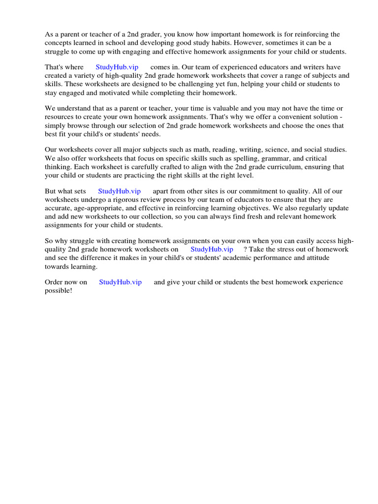 2nd Grade Homework Worksheets Pdf Worksheet Lesson Plan
