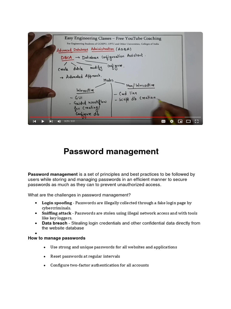 ADBA | PDF | Database Transaction | Password