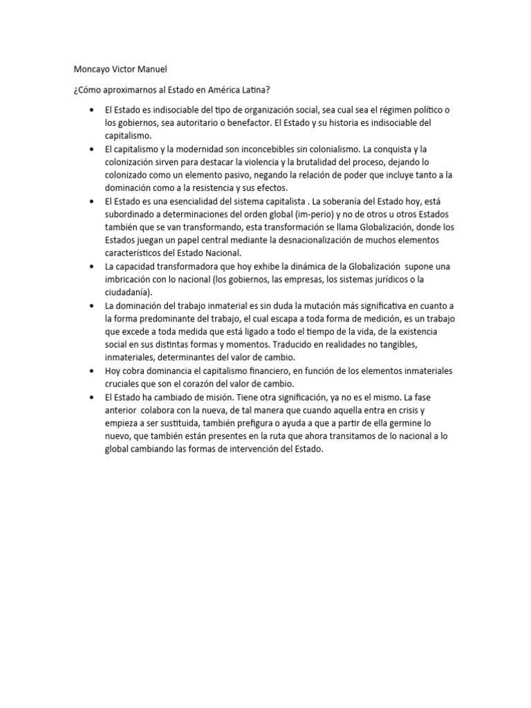 Moncayo Victor Manuel | PDF