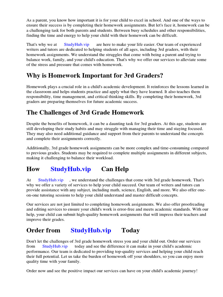3rd Grade Homework Assignment Sheet | PDF | Homework | Worksheet
