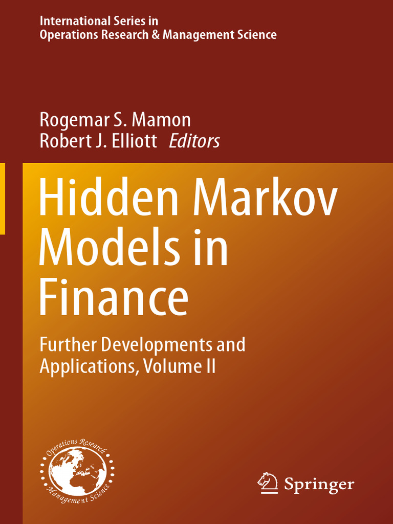 Hidden Markov Models In Finance Further Developments And Applications Pdf Yield Curve