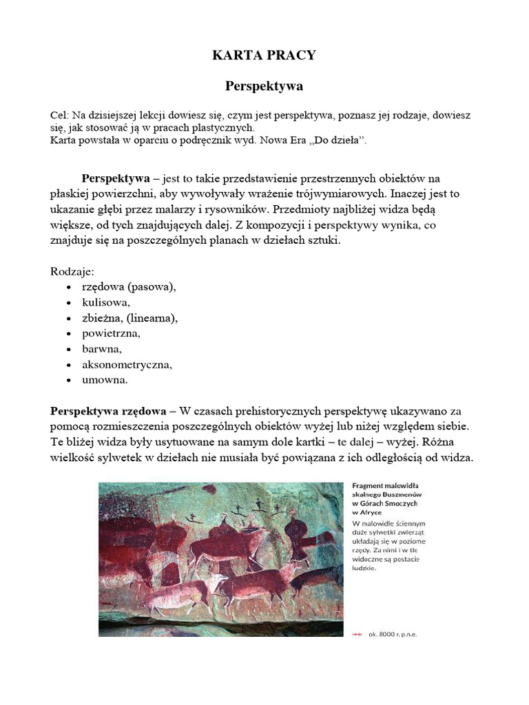 Perspektywa Rzedowa - 6P | PDF