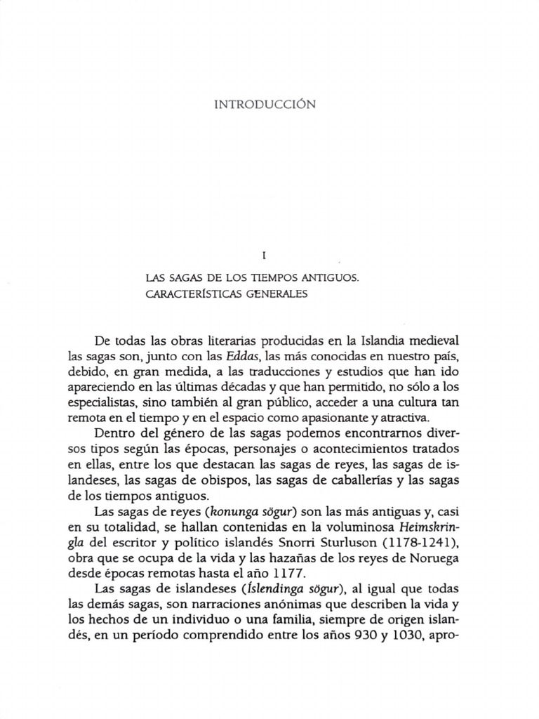 Sagas Islandesas | PDF