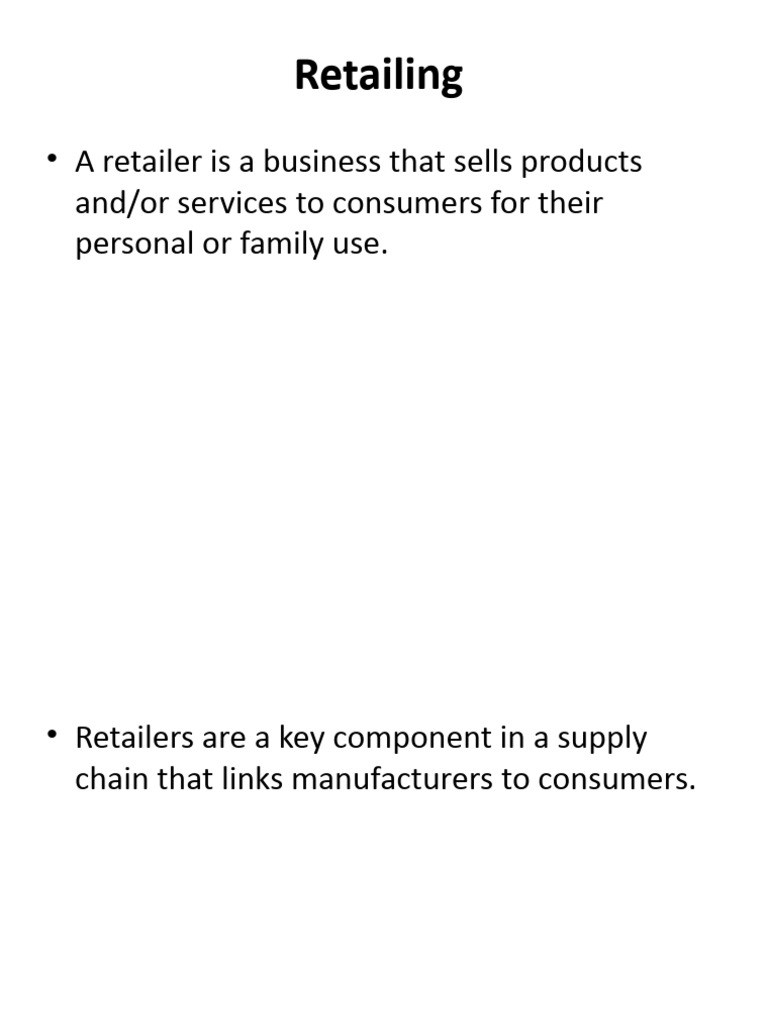 Retailing 1 | PDF | Retail | Supermarket