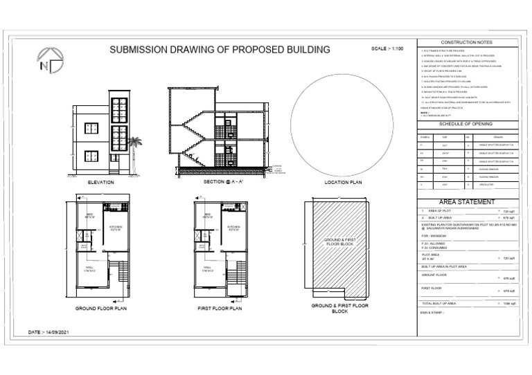 G+1 Building Plan | PDF | Culture Of Queensland | Queensland Heritage ...