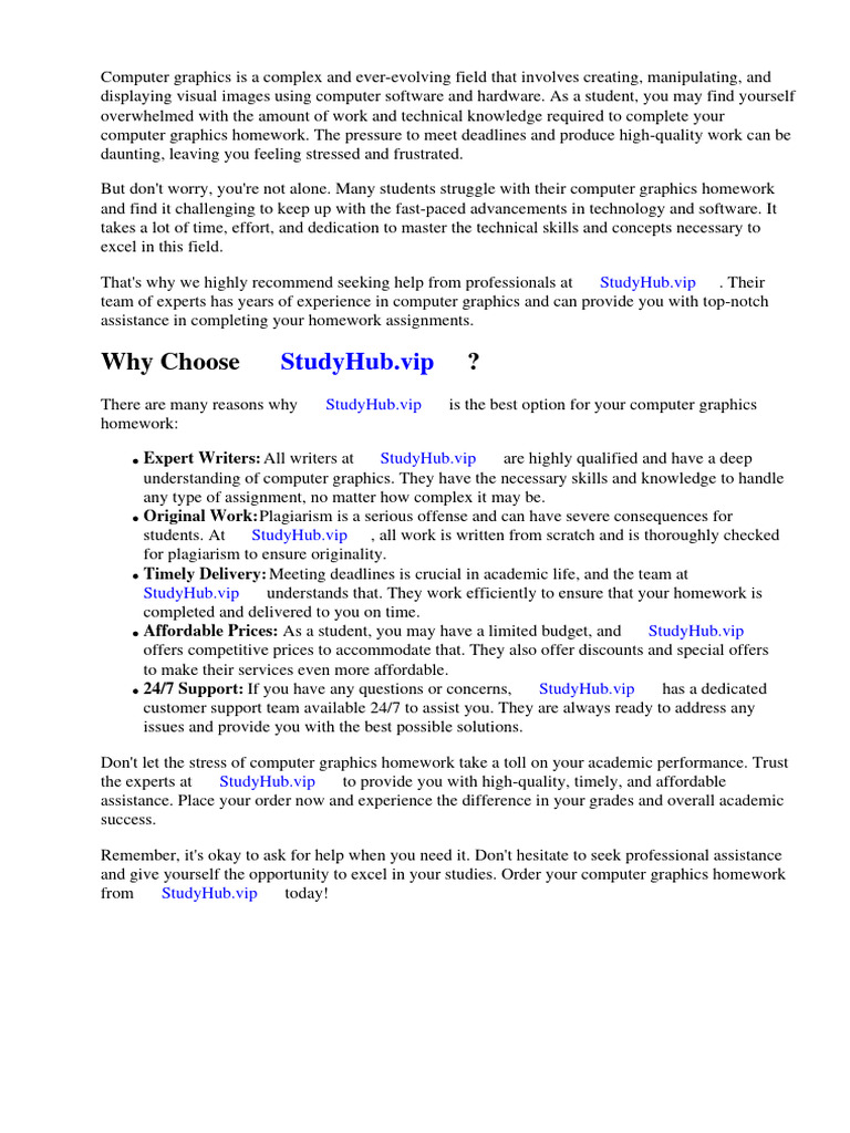 Computer Graphics Homework | PDF | Graphics | Laptop