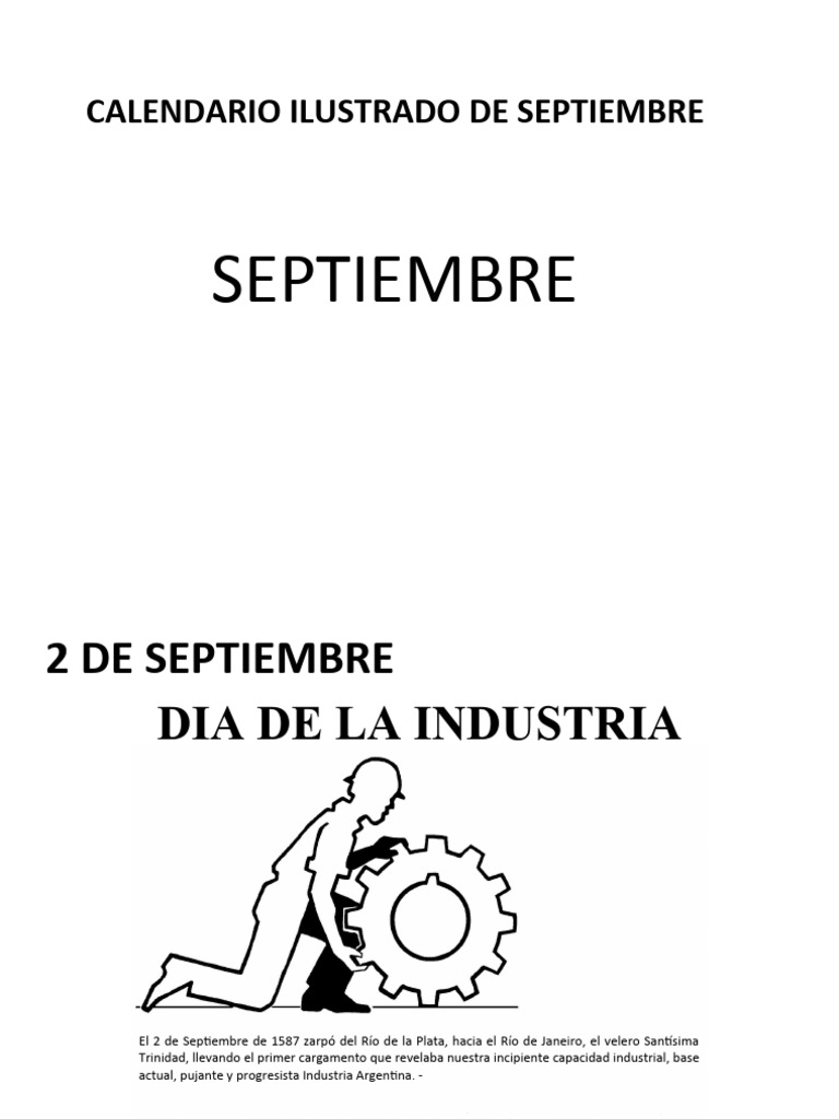 Calendario Ilustrado Del Mes de Septiembre | PDF | Buenos Aires | Argentina