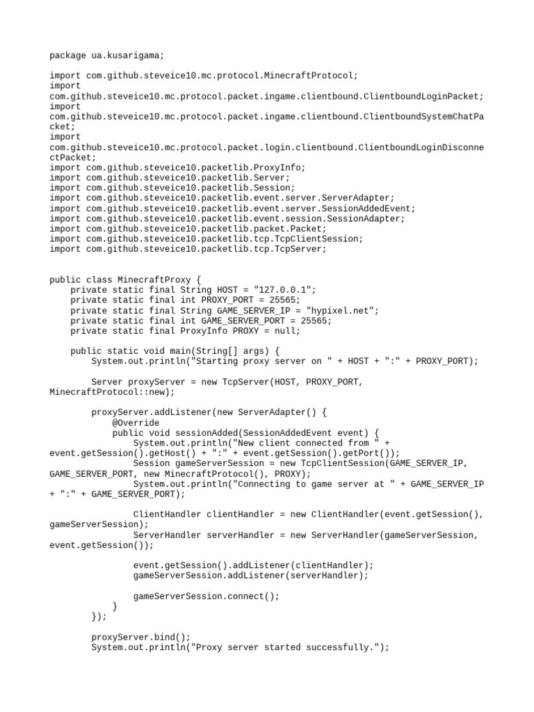 Code | PDF | Proxy Server | Computer Programming